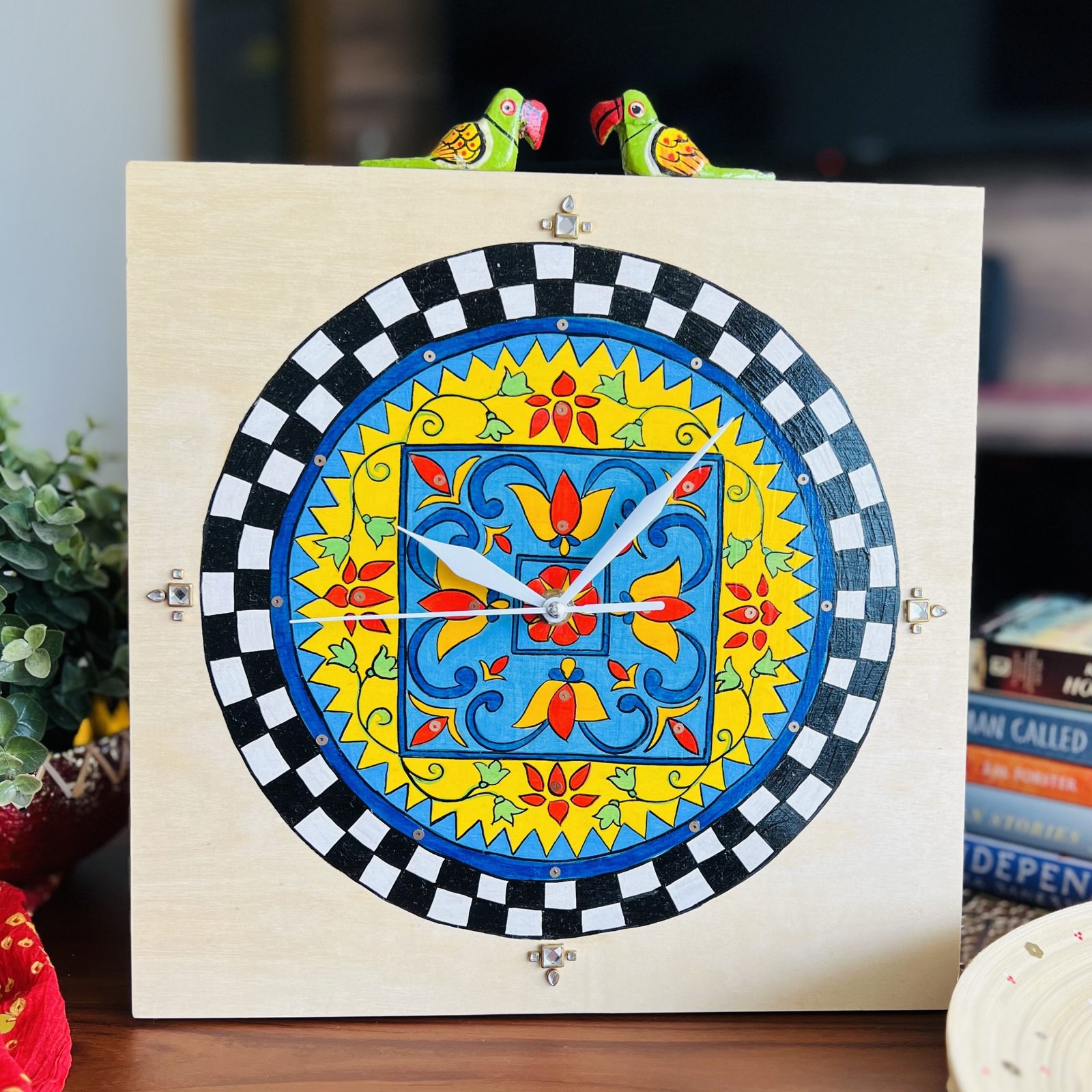 Decorative Wooden Clock (Design 2) – Welcome to JustFab